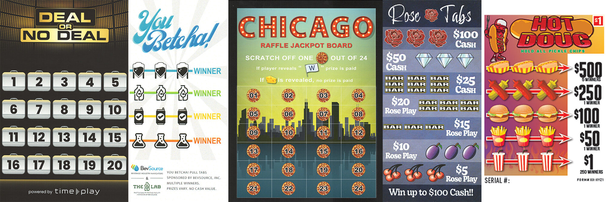 Custom Pull Tab Tickets | Gaming & Promotions | H&H Graphics H&H Graphics